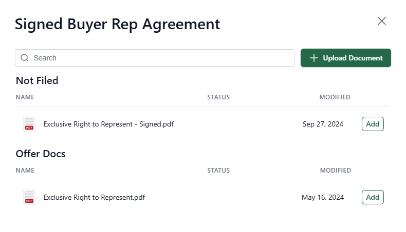 Submit your transaction for review (Transact)