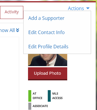 Configure account supporters (Workspace)