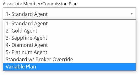 Associate account details defined (Workspace)