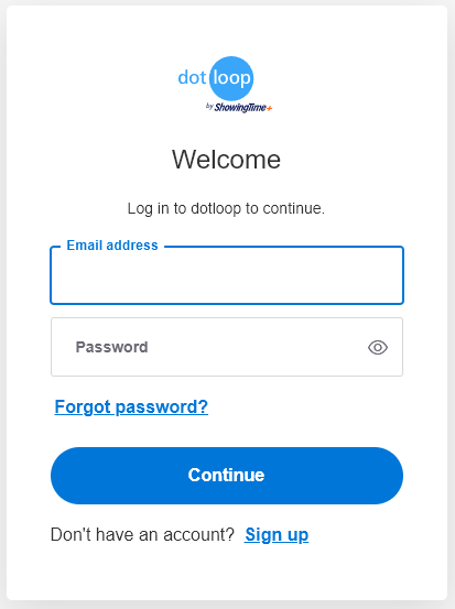 Authorize the Workspace integration with Dotloop (Workspace)