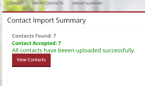 Import personal contacts (Workspace)