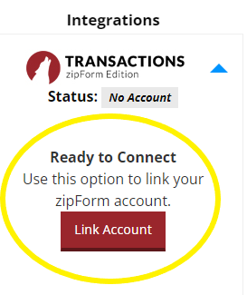 Connect your Workspace and Transactions (zipForm Edition) accounts ...