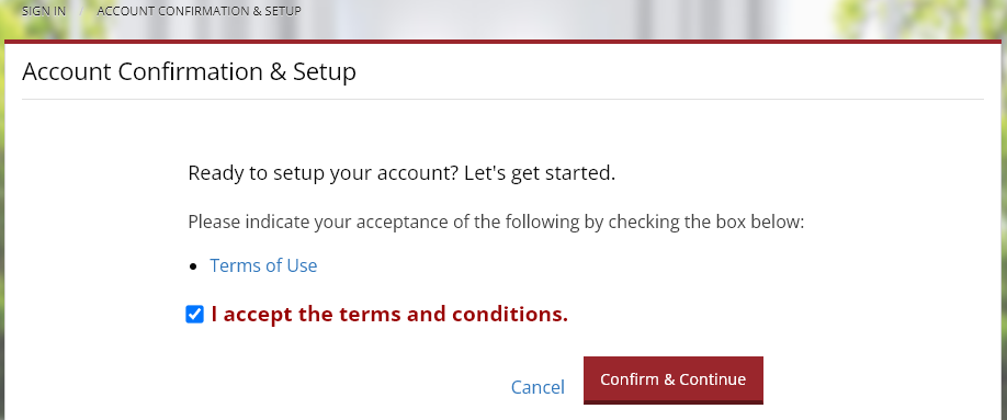Account verification process (Workspace)