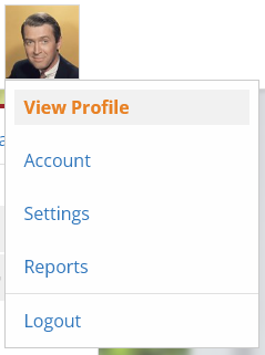 About the Profile menu - Accounts, Settings, Reports, and Control Panel ...