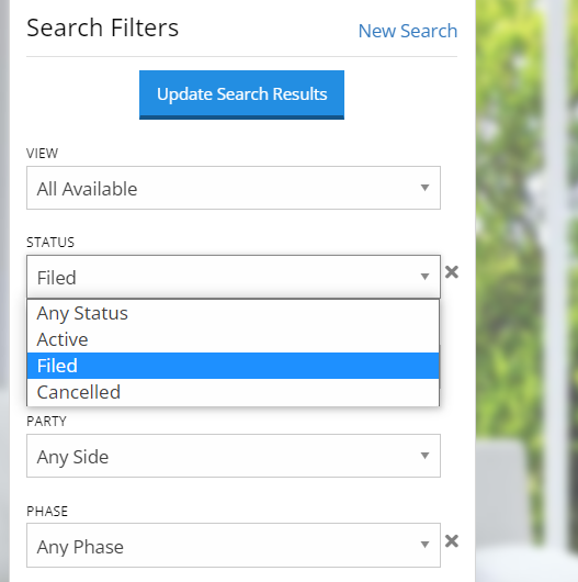Recall a filed transaction (Workspace)