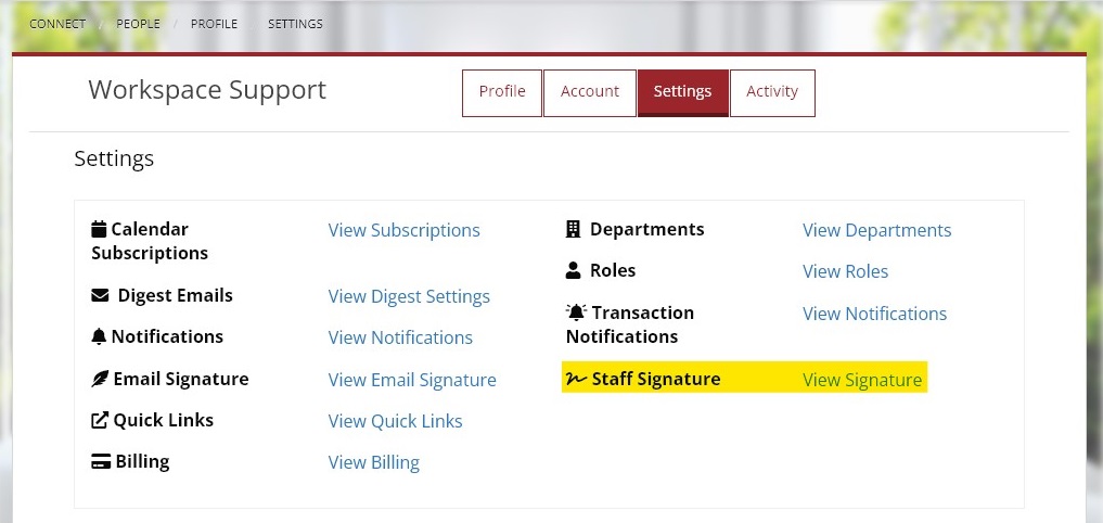Add a staff signature (for funding approval only) (Workspace)