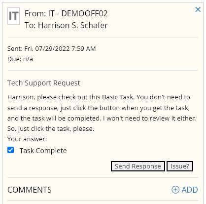 About tasks (Workspace)