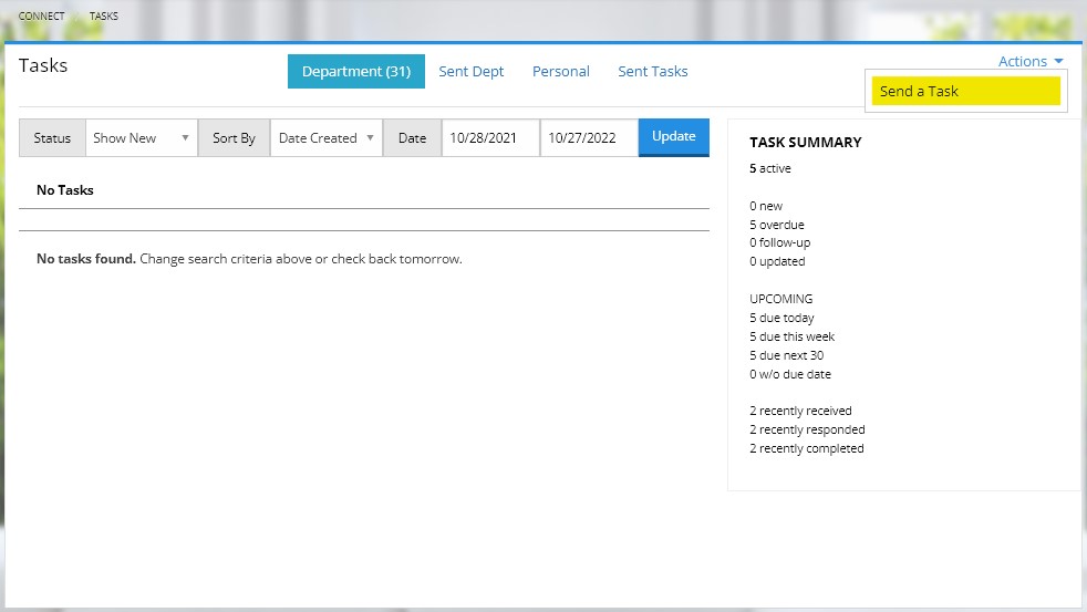 Create a poll in tasks (Workspace)