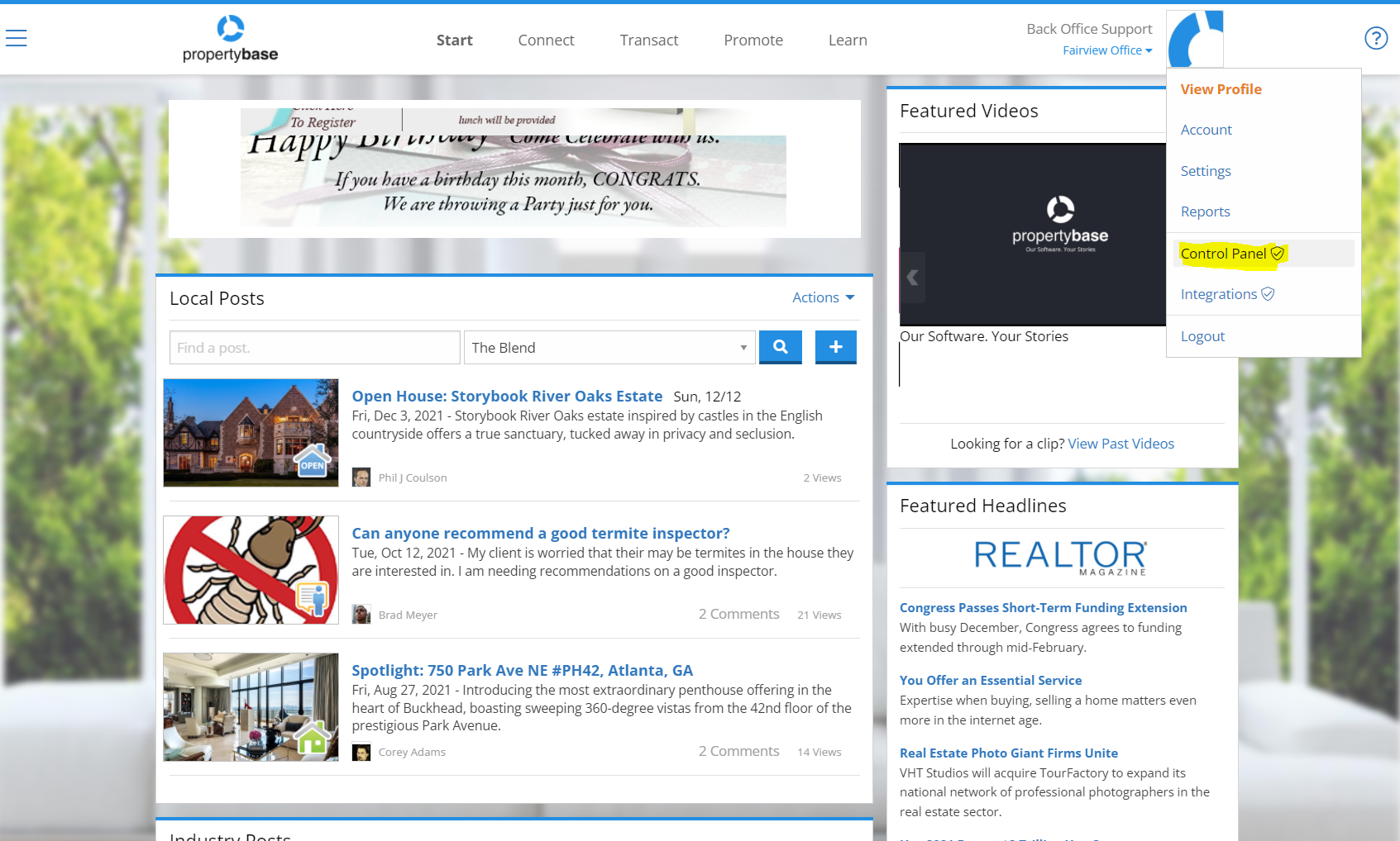 System insights: Add a training video (Workspace)