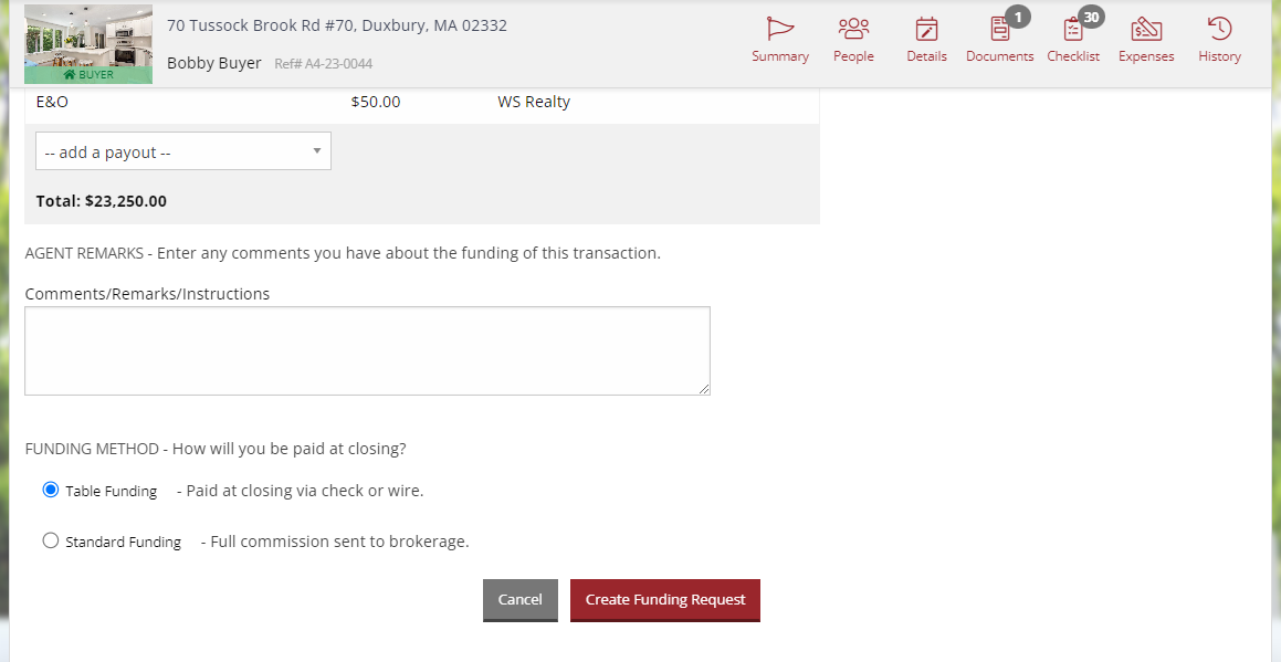 Submit a transaction for review and approval (Workspace)