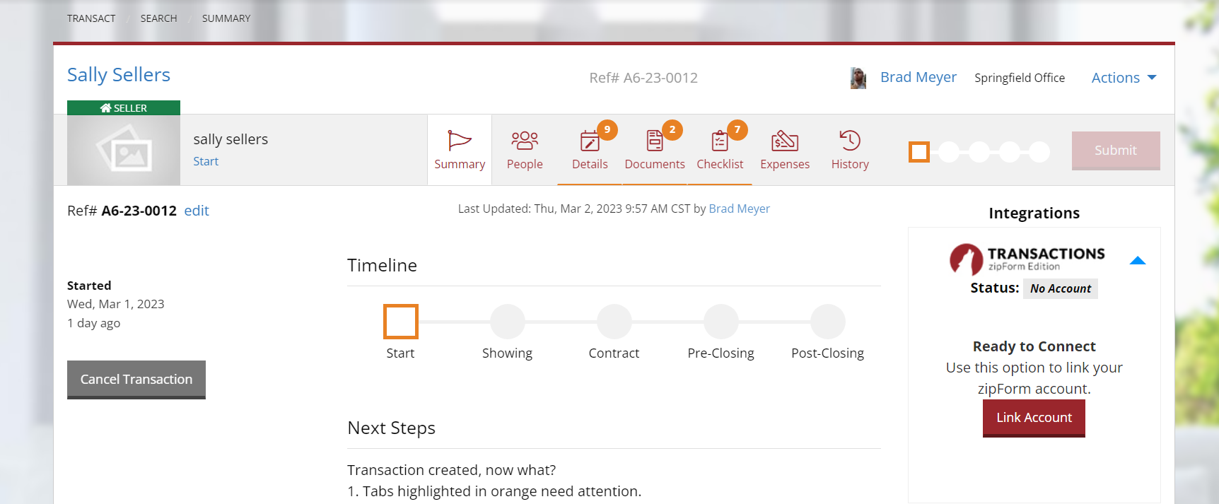Connect your Workspace and Transactions (zipForm Edition) accounts ...