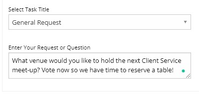 Create a poll in tasks (Workspace)
