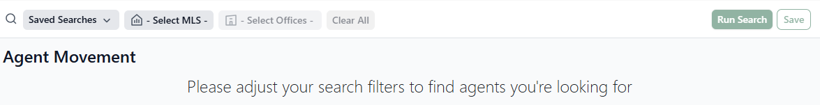 View agent movement in your company (BrokerMetrics)