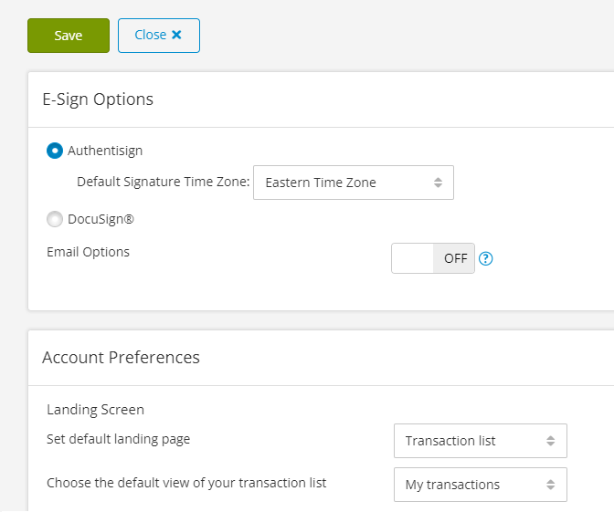 Update your default e-signature service (zipForm Edition)