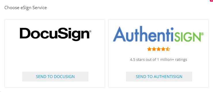 Create a signing (Authentisign for zipForm)