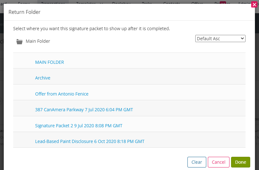 Create a signing (Authentisign for zipForm)