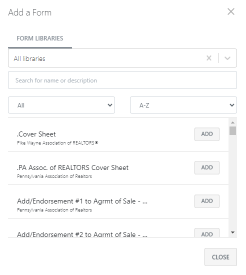 Print a document or form (zipForm Edition)