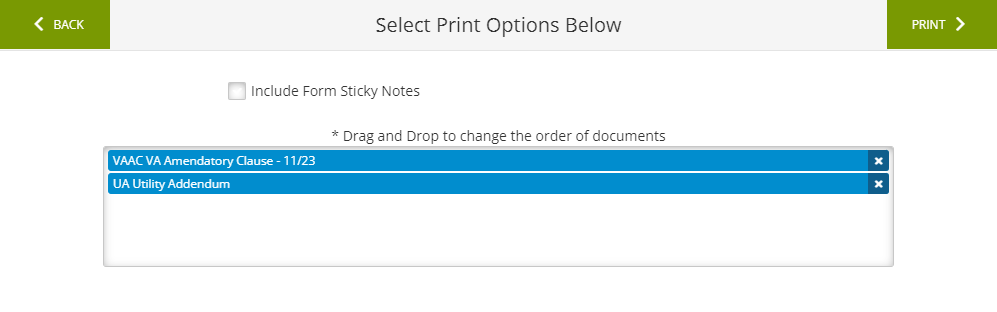 Print a document or form (zipForm Edition)